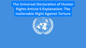 The Universal Declaration of Human Rights Article 5 Explanation: The ...